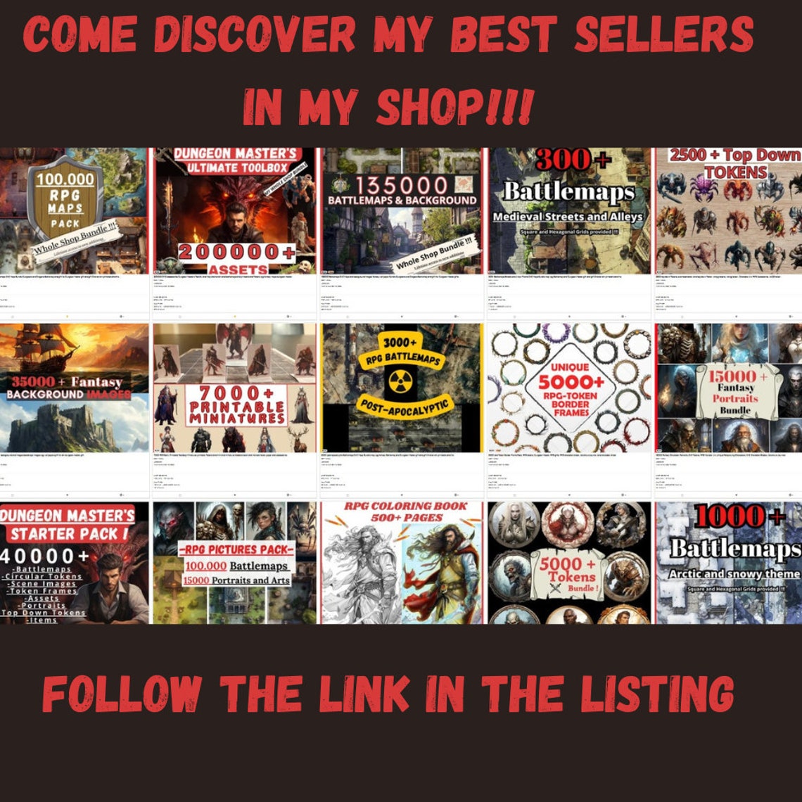 1200 Bridge RPG Battlemaps Dnd Maps Bundle Dungeons and Dragons ...