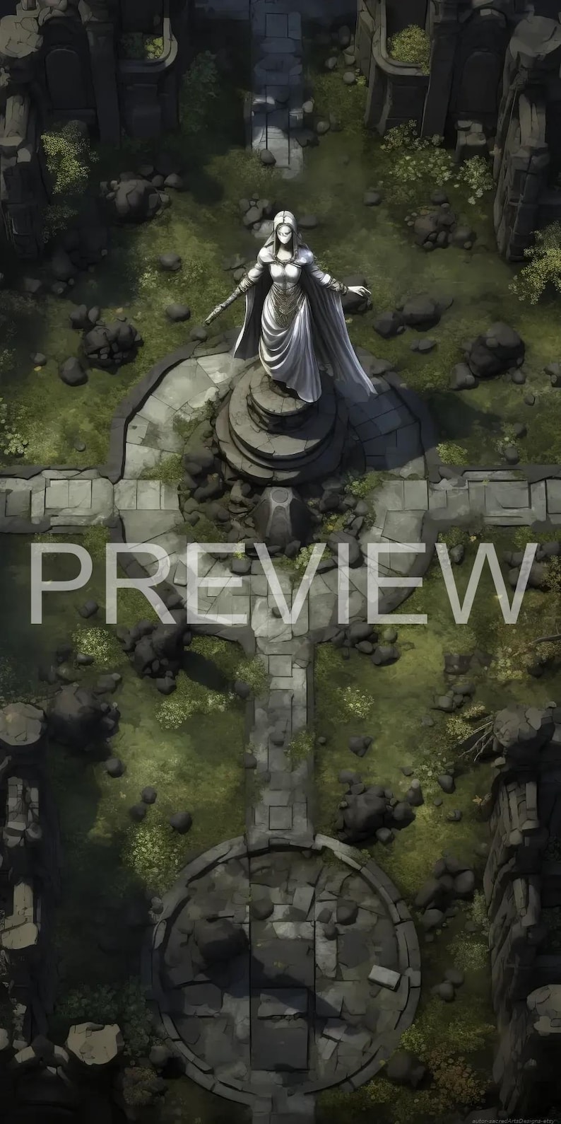 159 Dnd Maps, Fantasy Mystic Battlemaps for Dungeon Master, Dnd Map ...