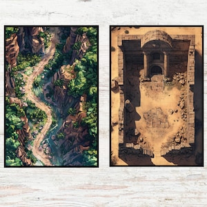 1200 Bridge RPG Battlemaps Dnd Maps Bundle Dungeons and Dragons ...