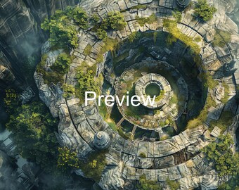 RPG BATTLEMAP Fungal Hollow Dnd Battle Dnd Map Dungeons and Dragons ...