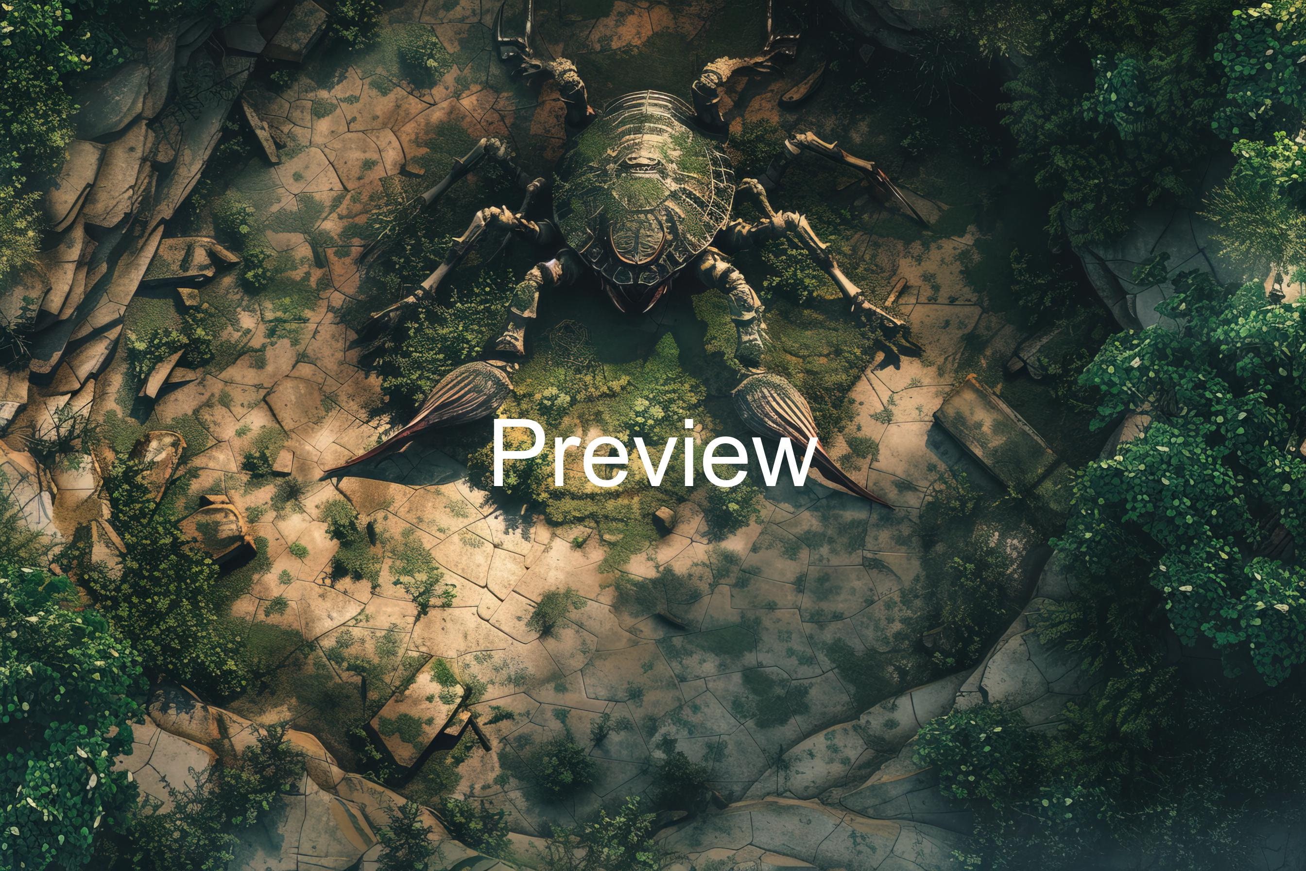 RPG BATTLEMAP Giant Scorpion Nest Dnd Map Dungeons and Dragons ...