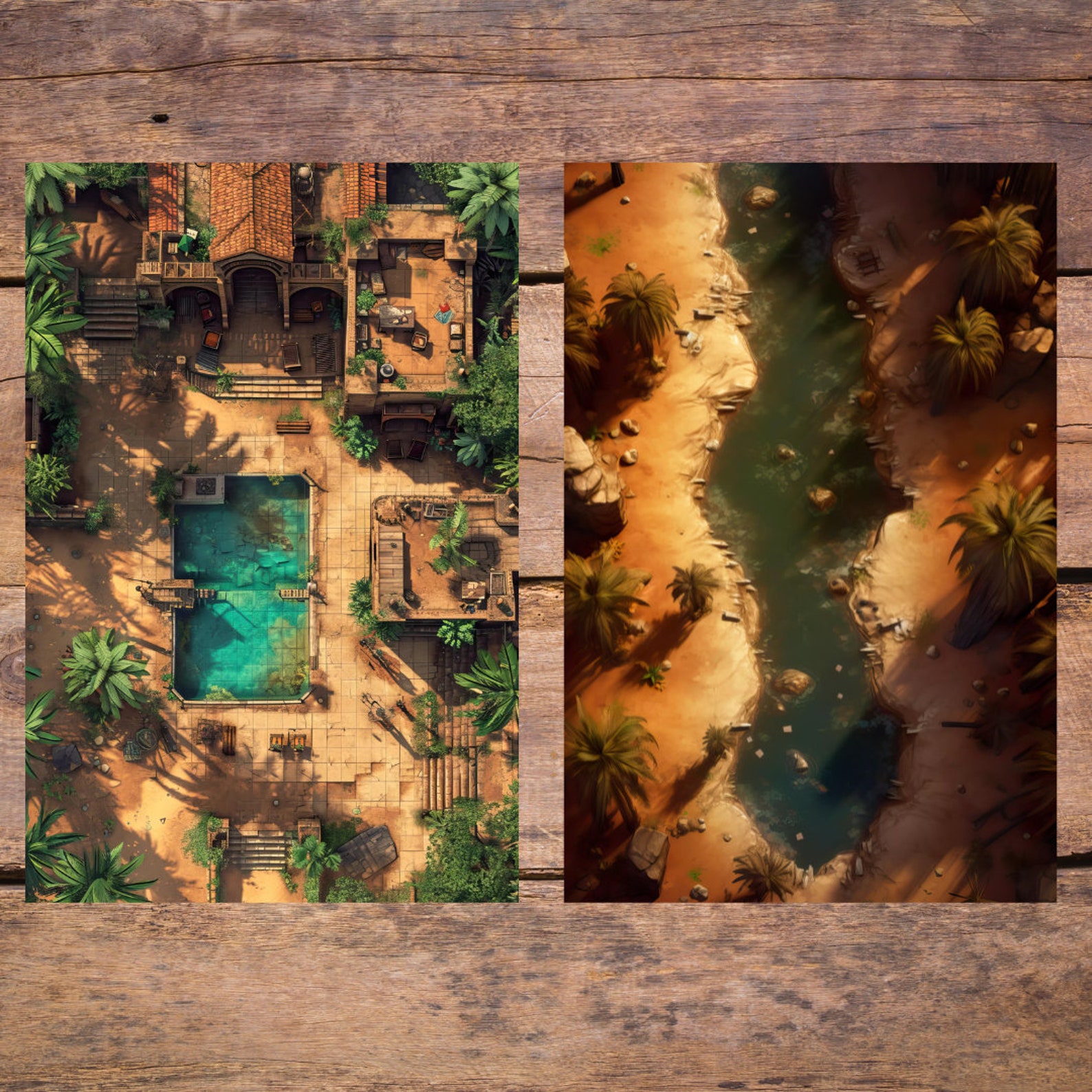 1000 Desert RPG Battlemaps Dnd Map Rpg Fantasy Battlemap Dungeon Master ...