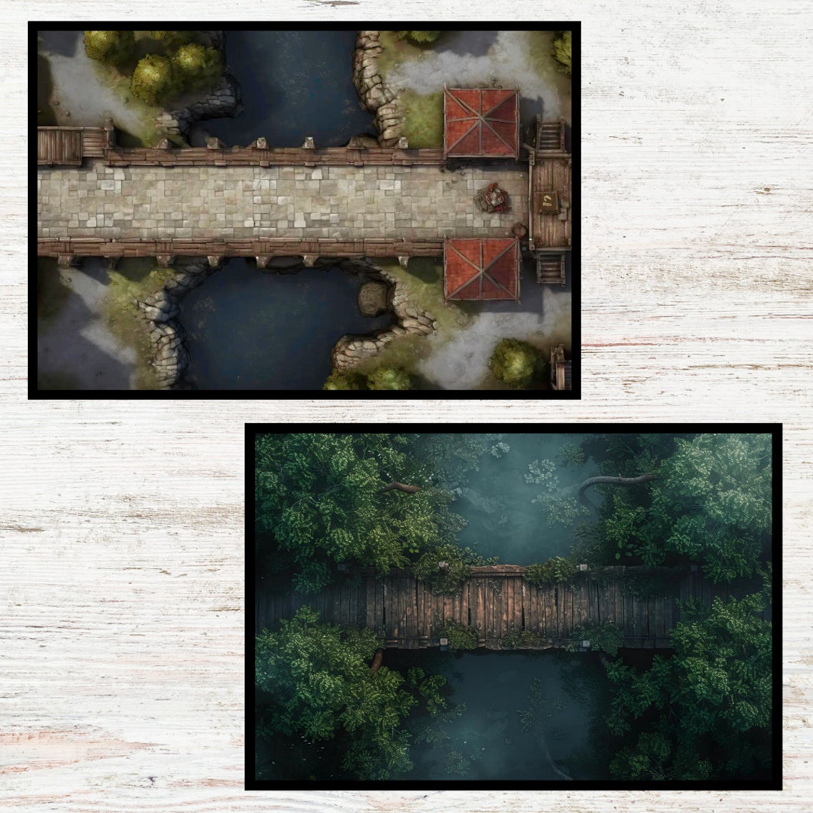 1200 Bridge RPG Battlemaps Dnd Maps Bundle Dungeons and Dragons ...