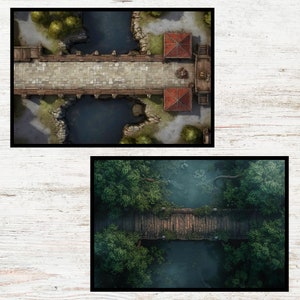 1200 Bridge RPG Battlemaps Dnd Maps Bundle Dungeons and Dragons ...