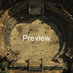 RPG BATTLEMAP Ancient_arena__battlemap Dnd Map Dungeons and Dragons ...