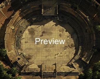 RPG BATTLEMAP Ancient_arena__battlemap Dnd Map Dungeons and Dragons ...