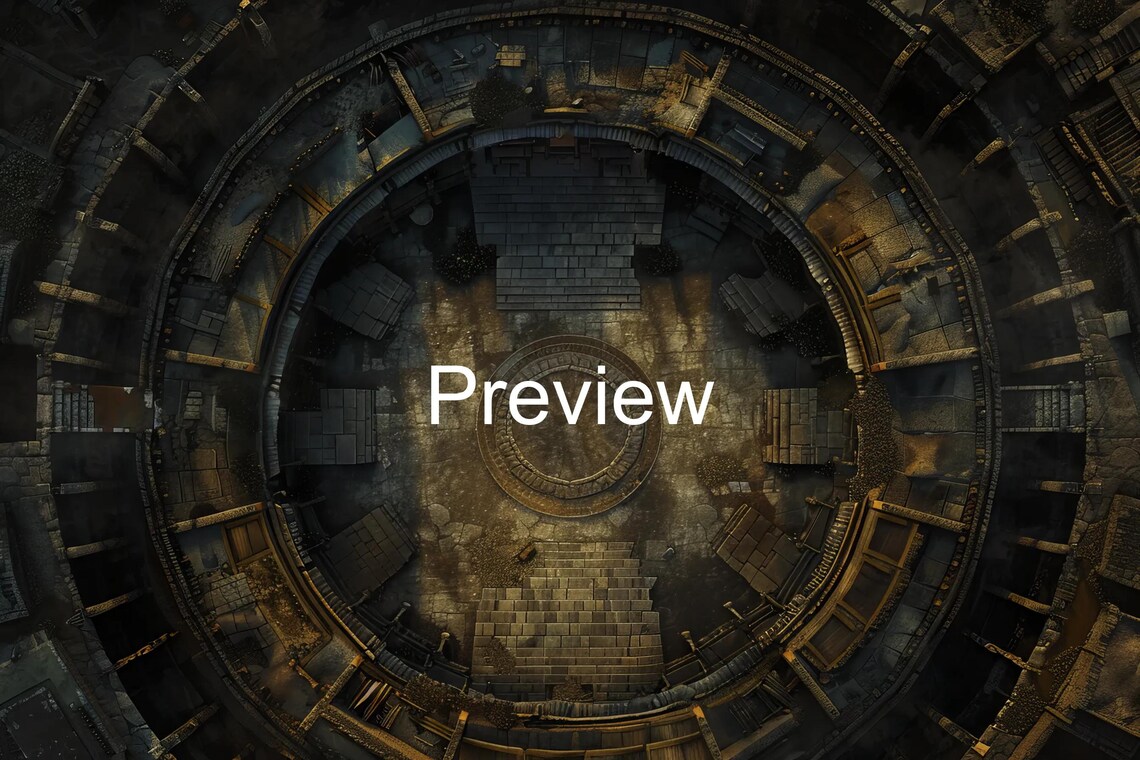 RPG BATTLEMAP Ancient_arena__battlemap Dnd Map Dungeons and Dragons ...