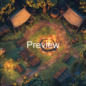 RPG BATTLEMAP Nomad_camp_dnd_battlemap Dnd Map Dungeons and Dragons ...