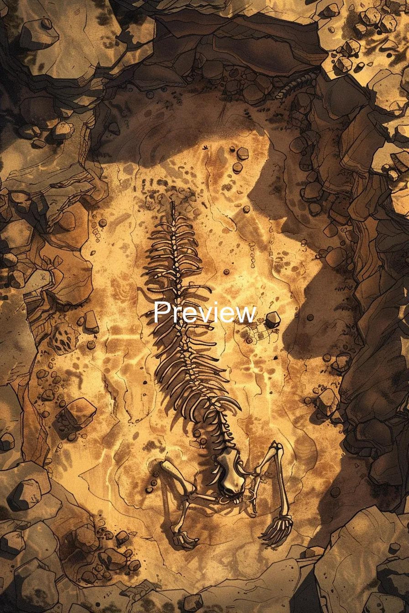 RPG BATTLEMAP Manticores_den_-_a_vast_ Dnd Map Dungeons and Dragons ...