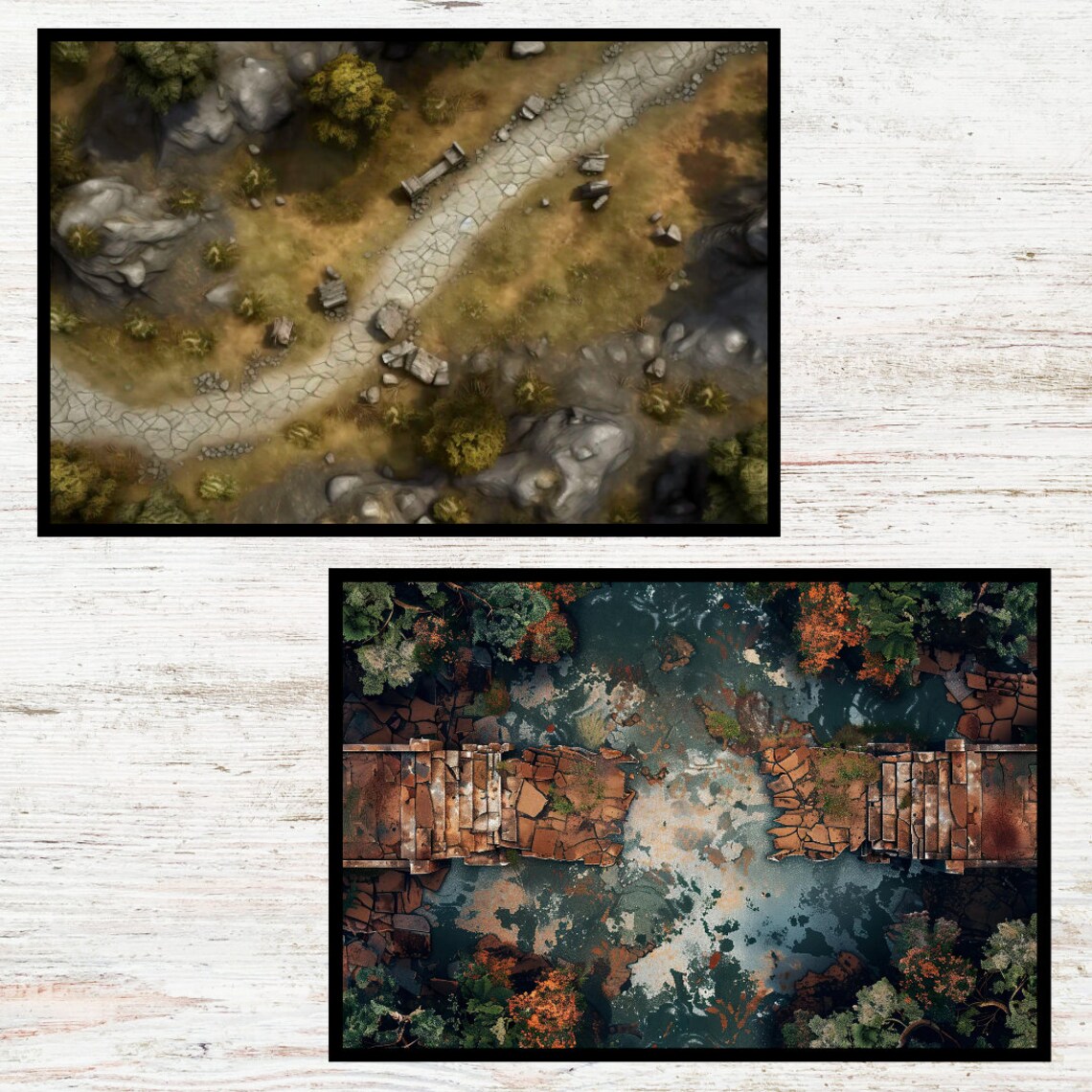 1200 Bridge RPG Battlemaps Dnd Maps Bundle Dungeons and Dragons ...
