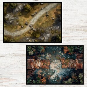 1200 Bridge RPG Battlemaps Dnd Maps Bundle Dungeons and Dragons ...