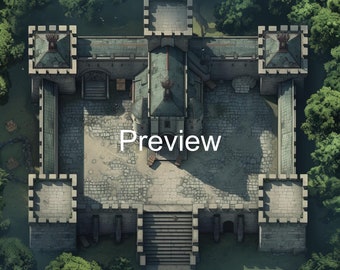 RPG BATTLEMAP Abandoned_village_-_empt Dnd Map Dungeons and Dragons ...