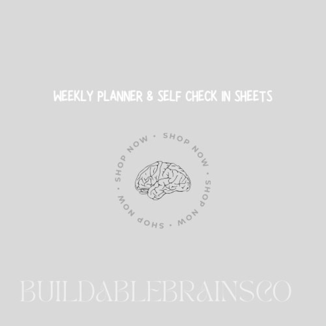 Weekly Planner / Self Care Template - Etsy