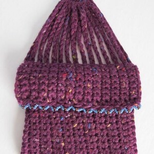 One Sided Miser's Purse PDF Crochet Pattern (A Vintage Reproduction) - Etsy