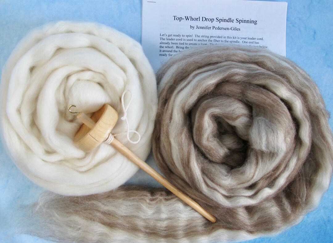 Drop Spindle Kit - Learn to Spin - Easy to Follow Instructions ...