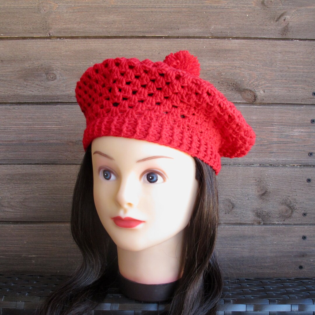 Portland Beret - PDF Crochet Pattern - Crochet Beret Pattern - Etsy