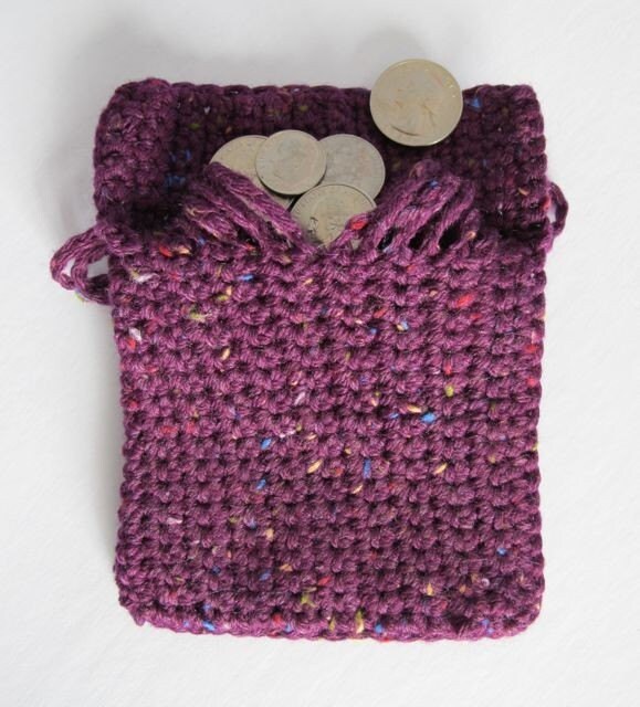 One Sided Miser's Purse PDF Crochet Pattern A Vintage | Etsy