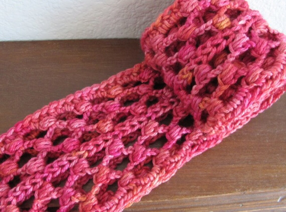 Ladder Lace Infinity Scarf PDF Crochet Pattern - Etsy