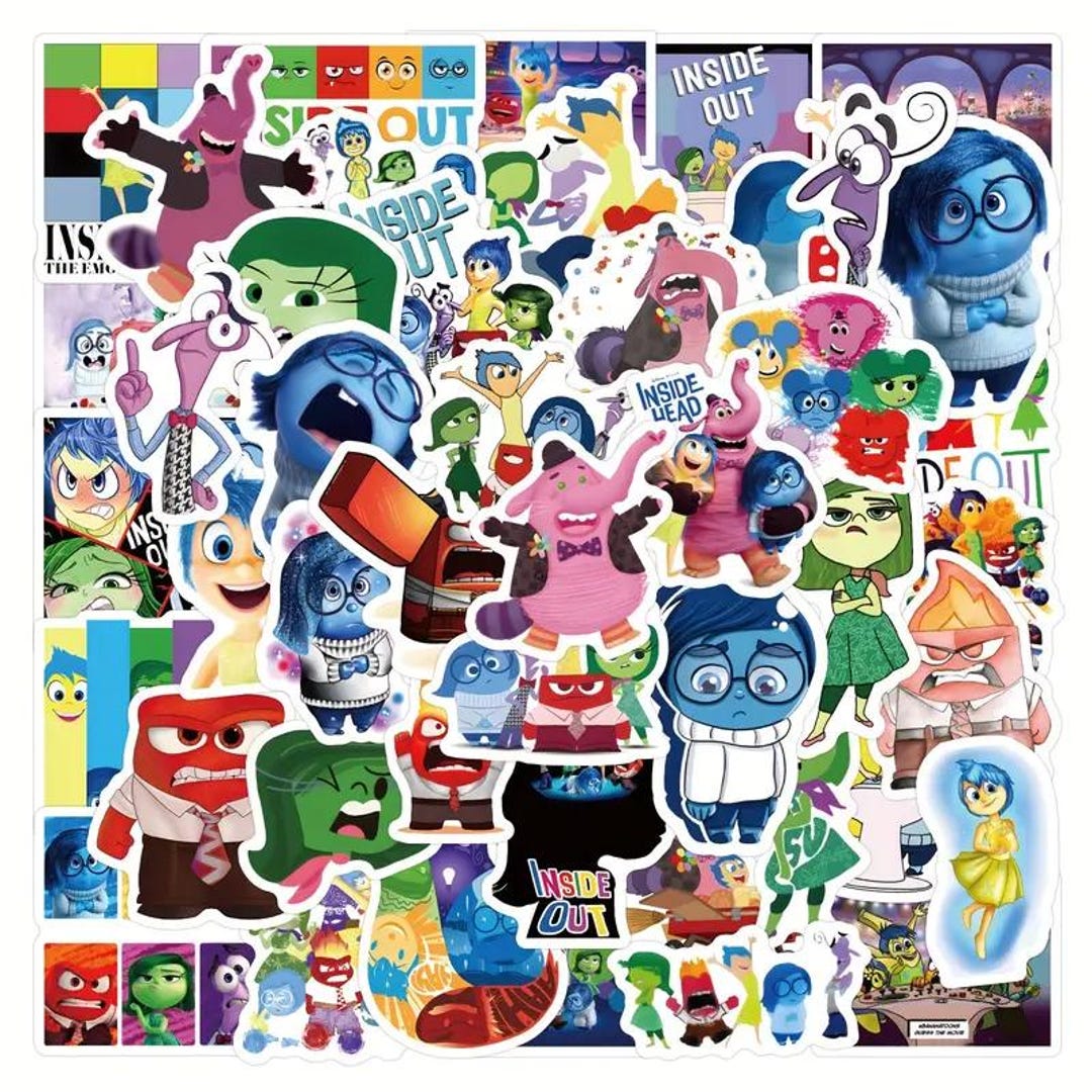 10+ Inside Out Stickers Vinyl, Self-adhesive, Reusable, Suitable for ...