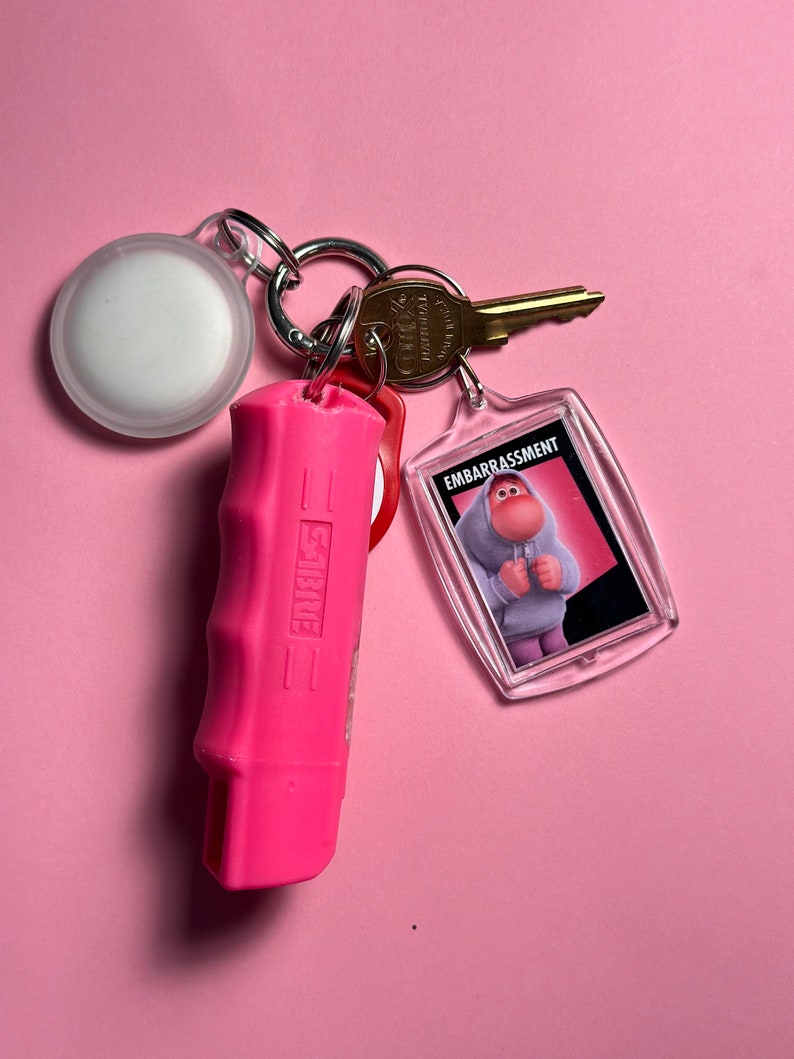 Inside Out Keychain, Inside Out 2 Characters. Keychain Pixar, Inside ...