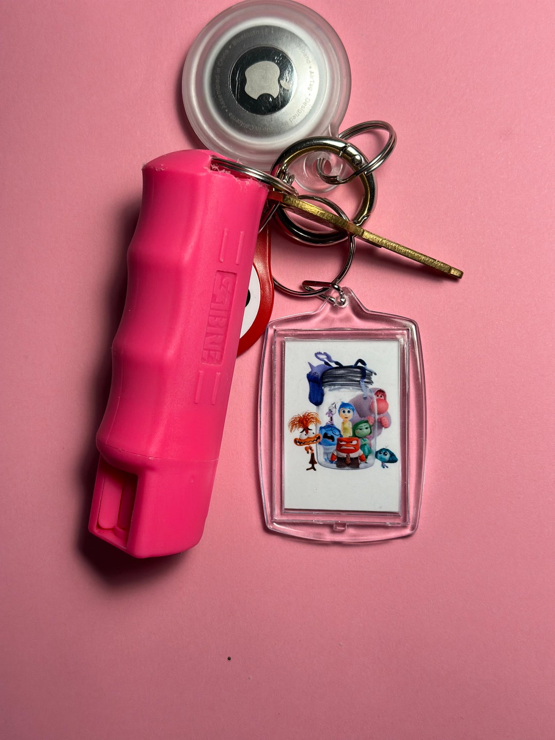 Inside Out Keychain, Inside Out 2 Characters. Keychain Pixar, Inside ...