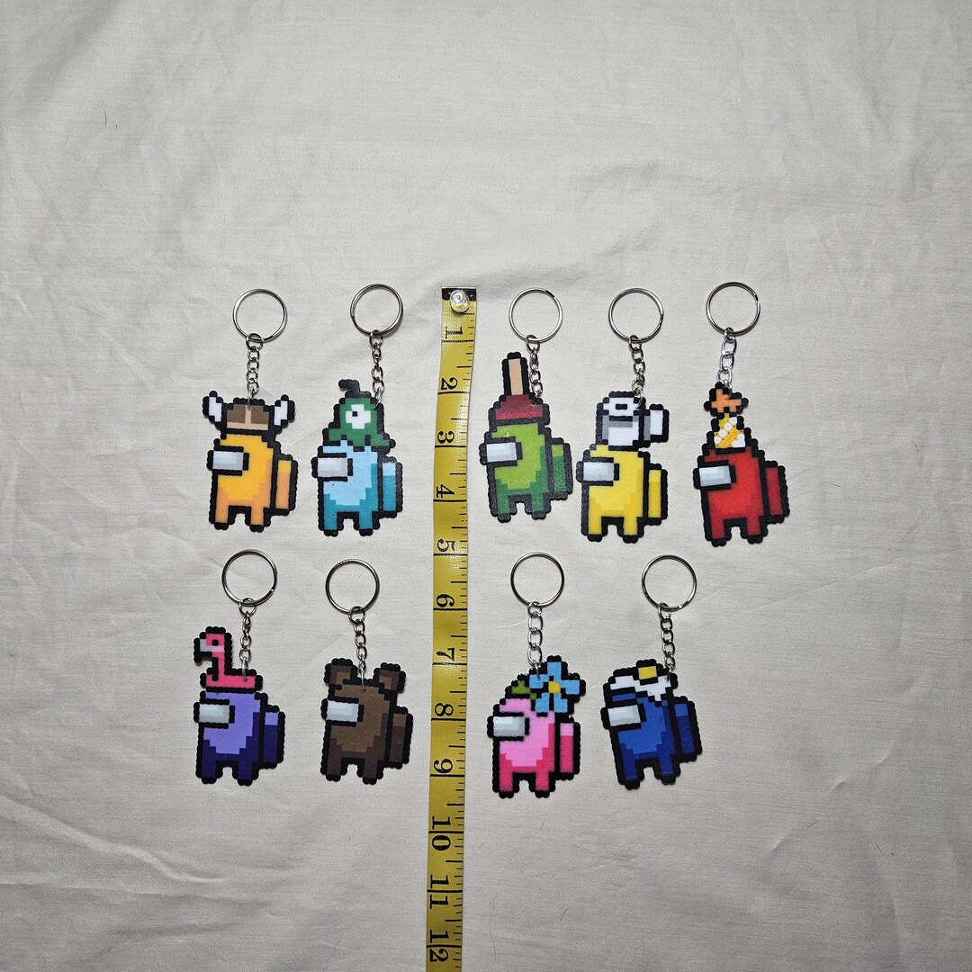 Among Us Keychains - Etsy