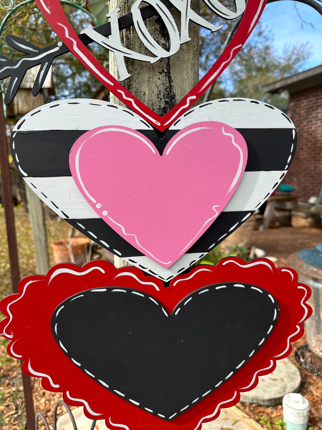 Front Door Decor, Valentine Door Hanger, Valentine Decorations ...