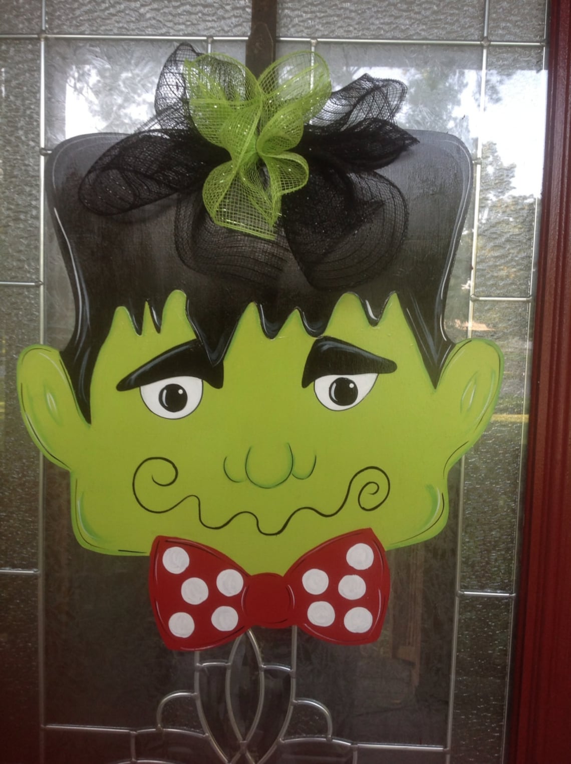 Halloween door hanger front door decor fall door hangers | Etsy