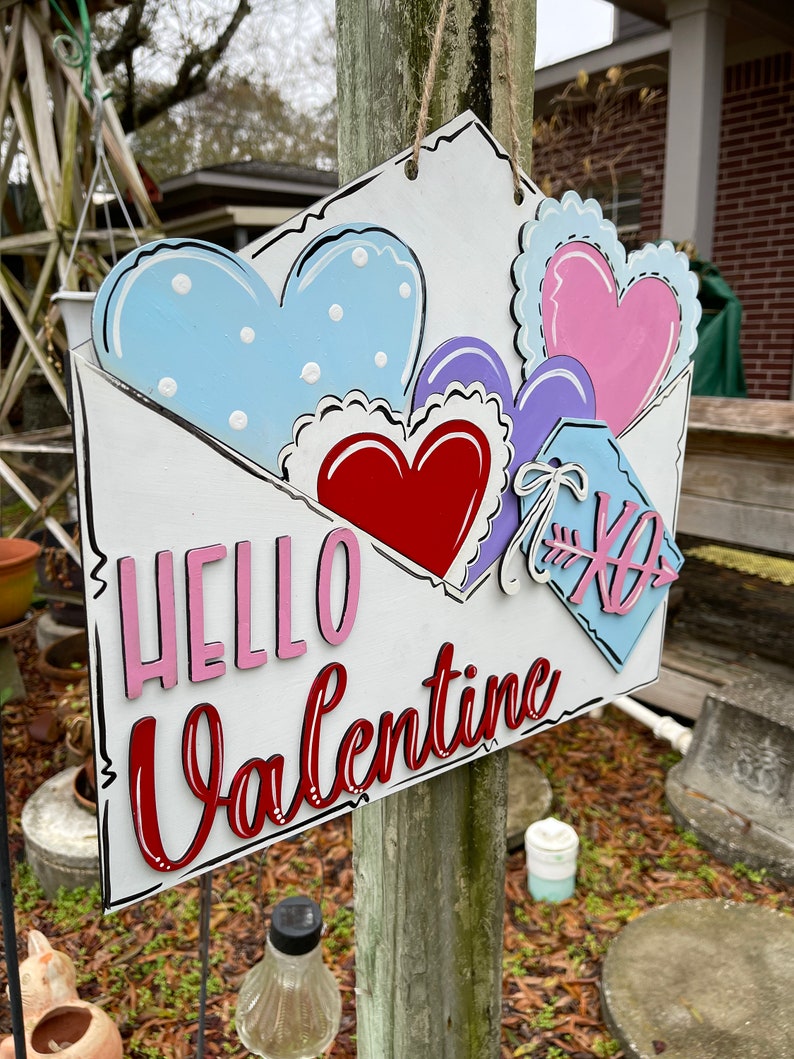 Valentine Door Decorations, Front Door Decor, Signs for the Front Door ...