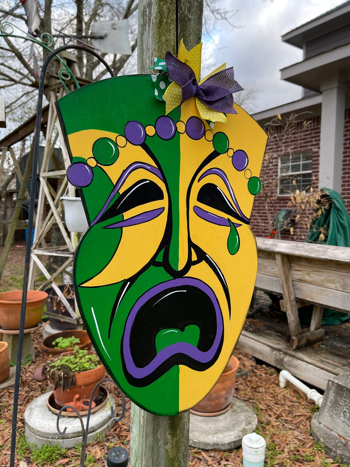 Mardi Gras Door Decorations Front Door Decor Mardi Gras Door - Etsy