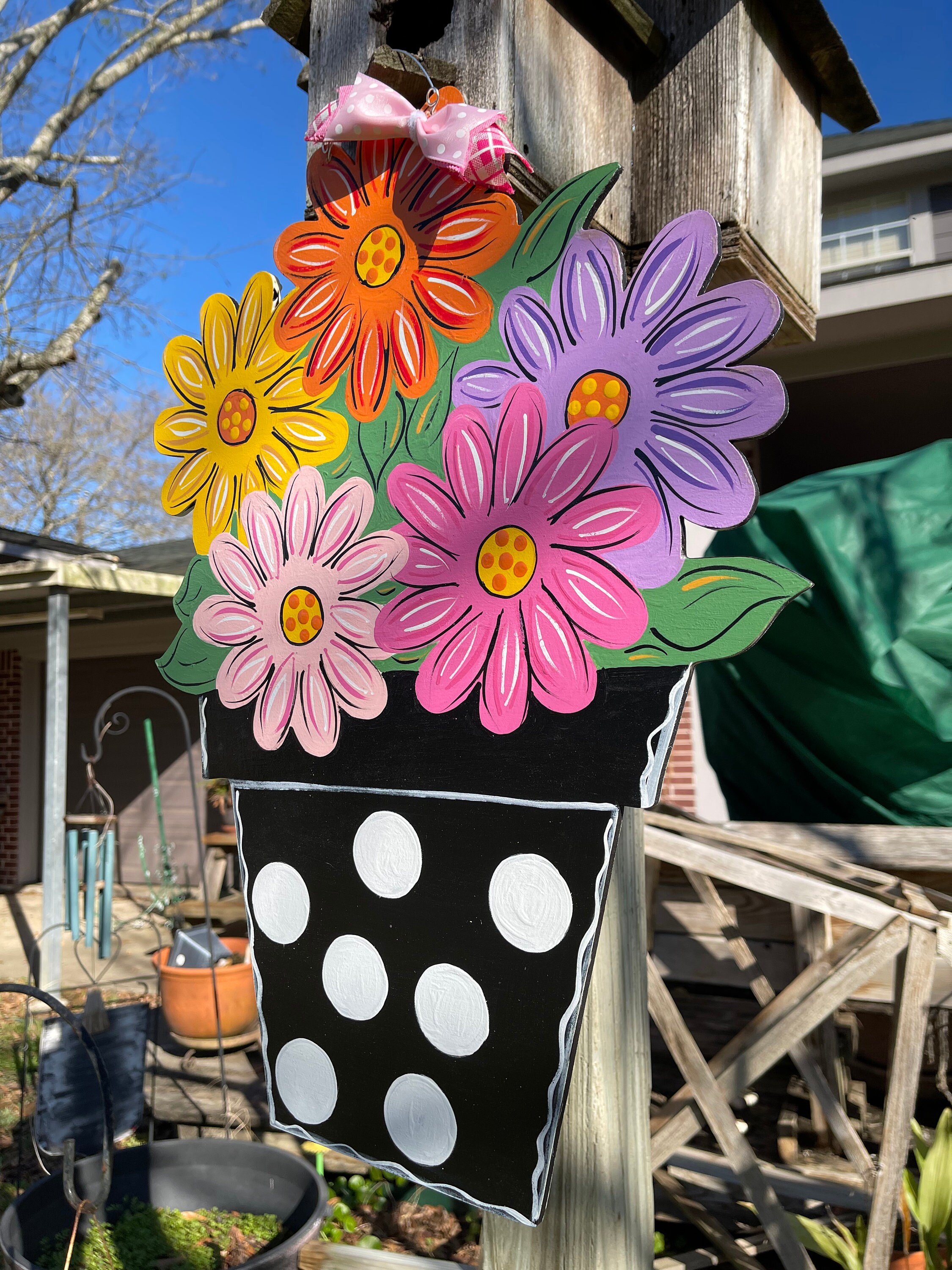 Front Door Decor Spring Mothers Day Door Hanger Flower - Etsy