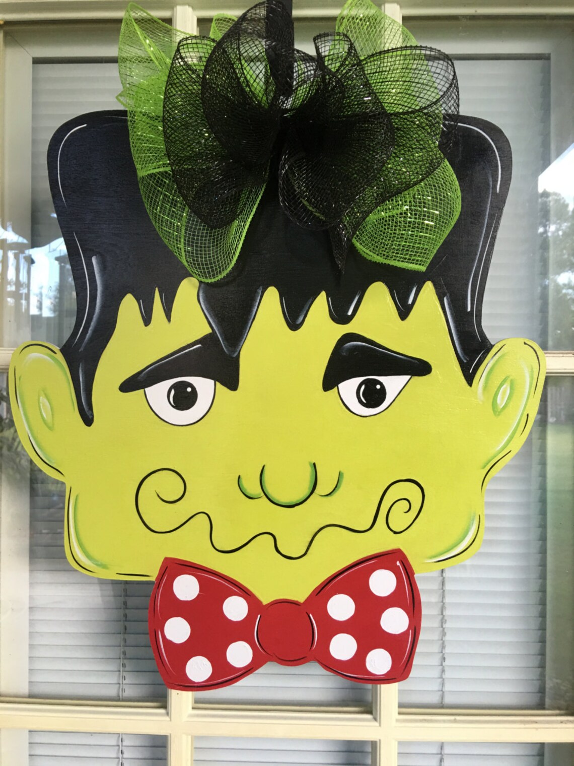 Halloween door hanger front door decor fall door hangers | Etsy