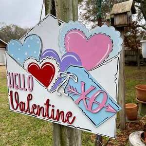 Valentine Door Decorations, Front Door Decor, Signs for the Front Door ...