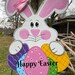 Easter Bunny Door Decorations, Easter Bunny Door Wreath, Front Door ...