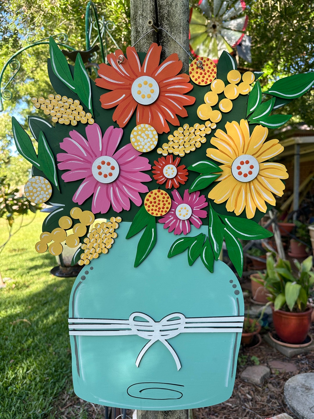 Front Door Decor, Spring Door Hangers, Summer Decor, Spring Decorations ...