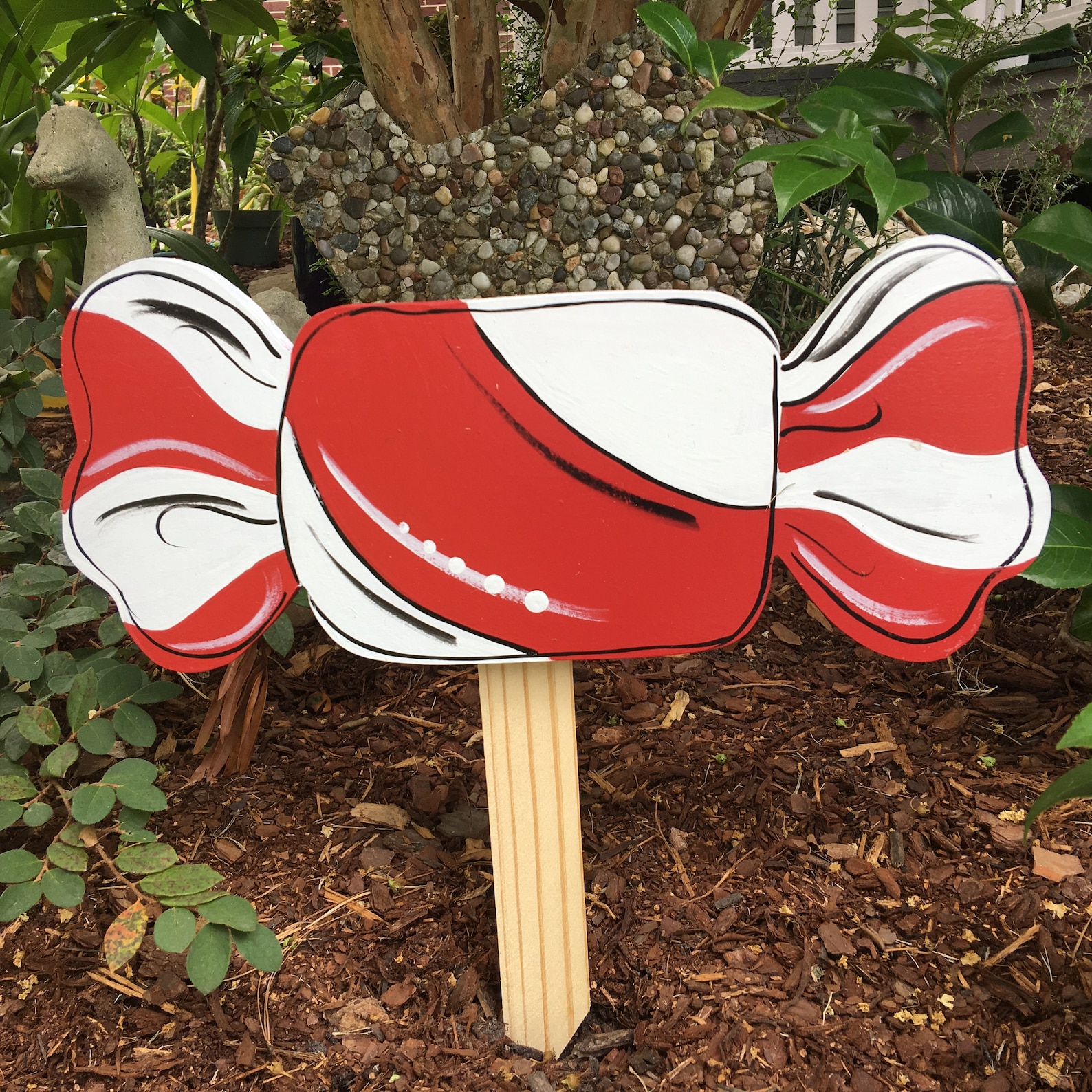 Christmas Yard Art, Candy Yard Art, Wood Yard Art, Christmas ...