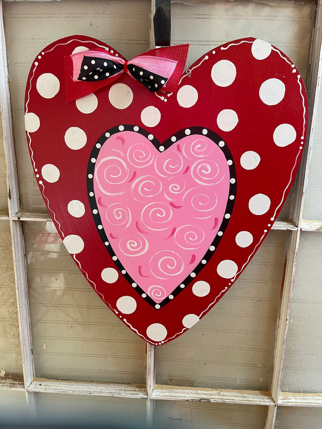 Valentine Door Decor, Valentine Decorations, Valentine Door Hanger ...