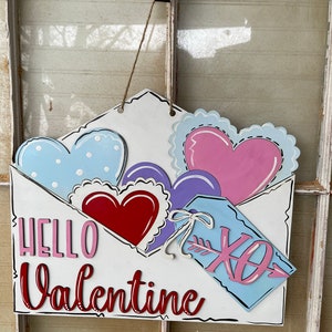 Valentine Door Decorations, Front Door Decor, Signs for the Front Door ...