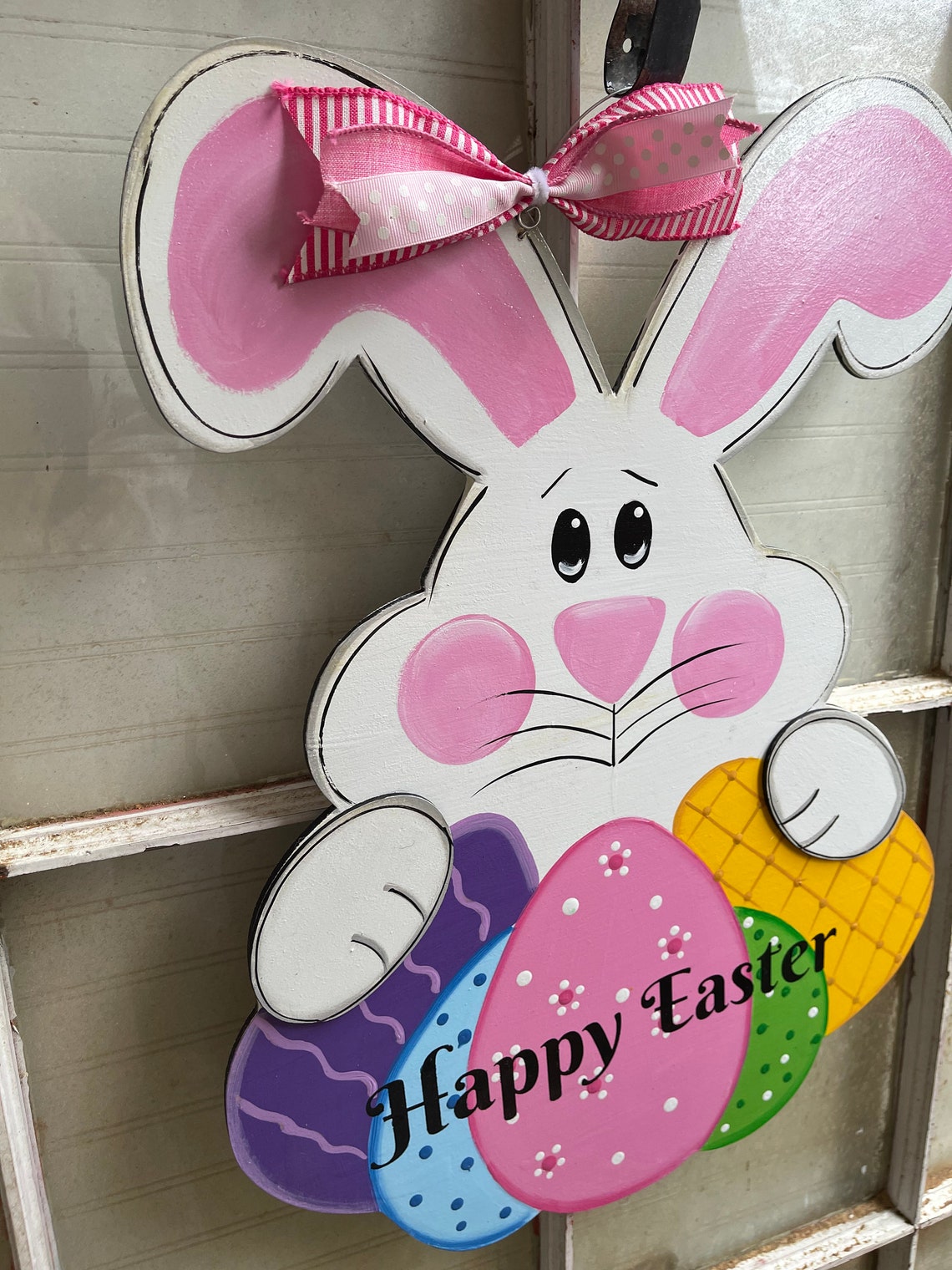 Easter Bunny Door Decorations, Easter Bunny Door Wreath, Front Door ...