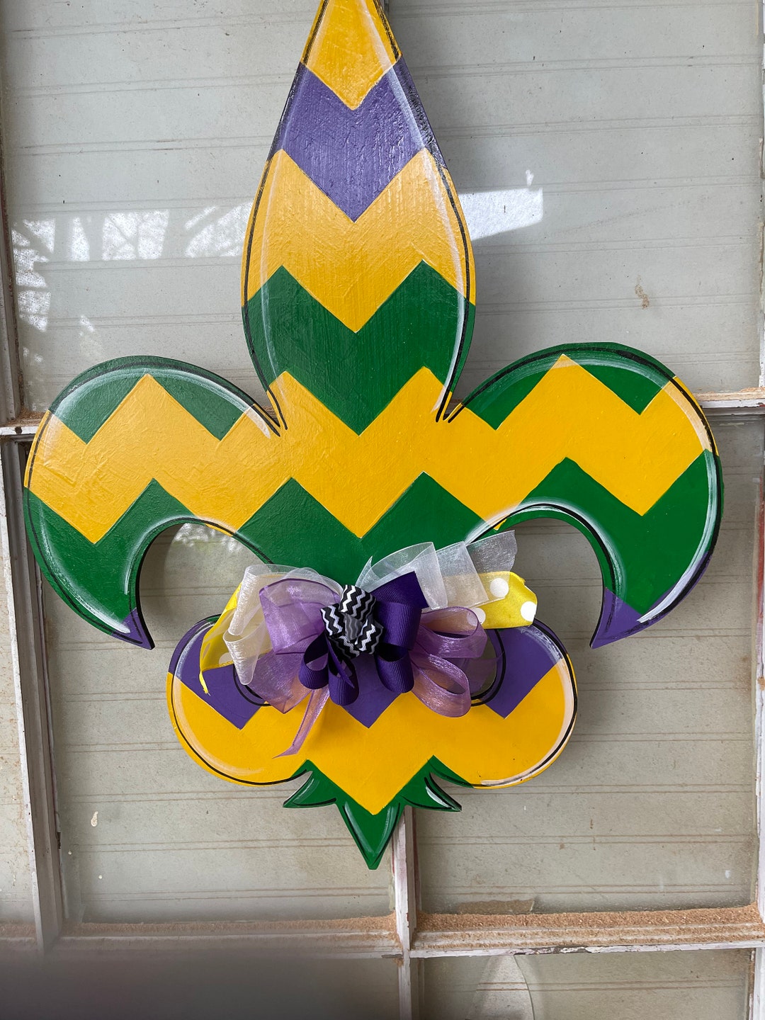 Front Door Decor Mardi Gras Decorations Mardi Gras Door - Etsy