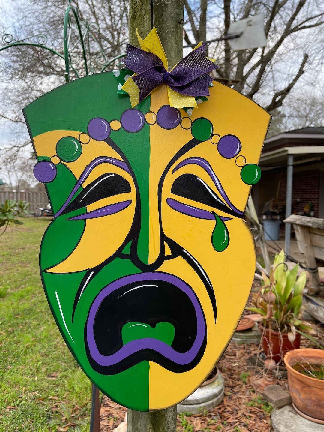 Mardi Gras Door Decorations Front Door Decor Mardi Gras Door - Etsy