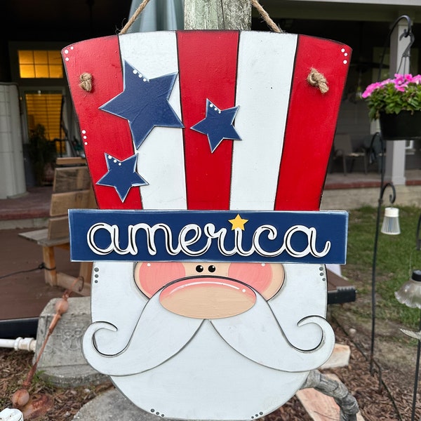 Wooden Uncle Sam - Etsy