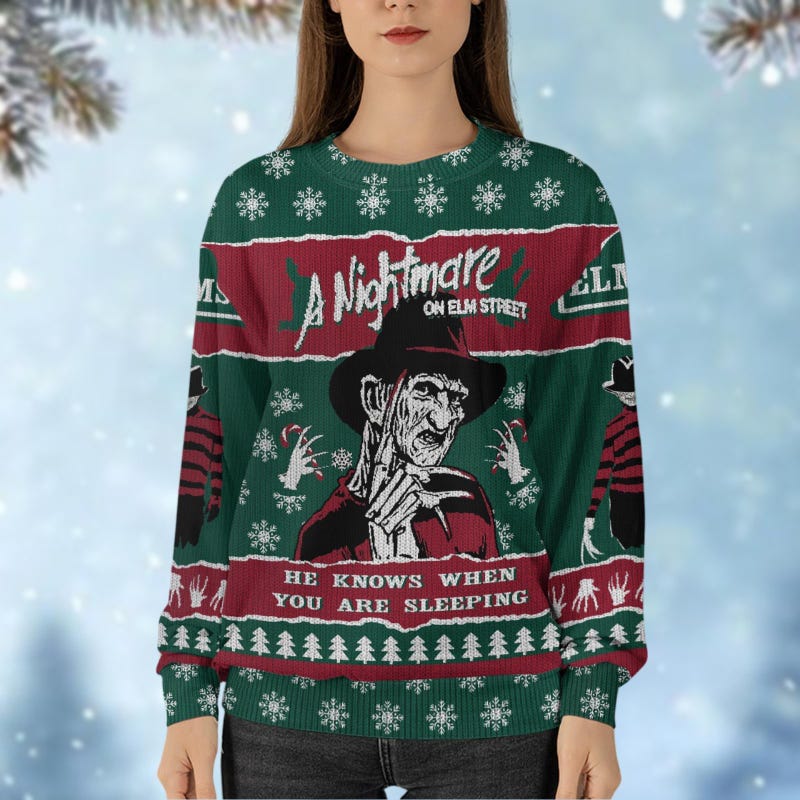 Horror Christmas Sweater - Etsy
