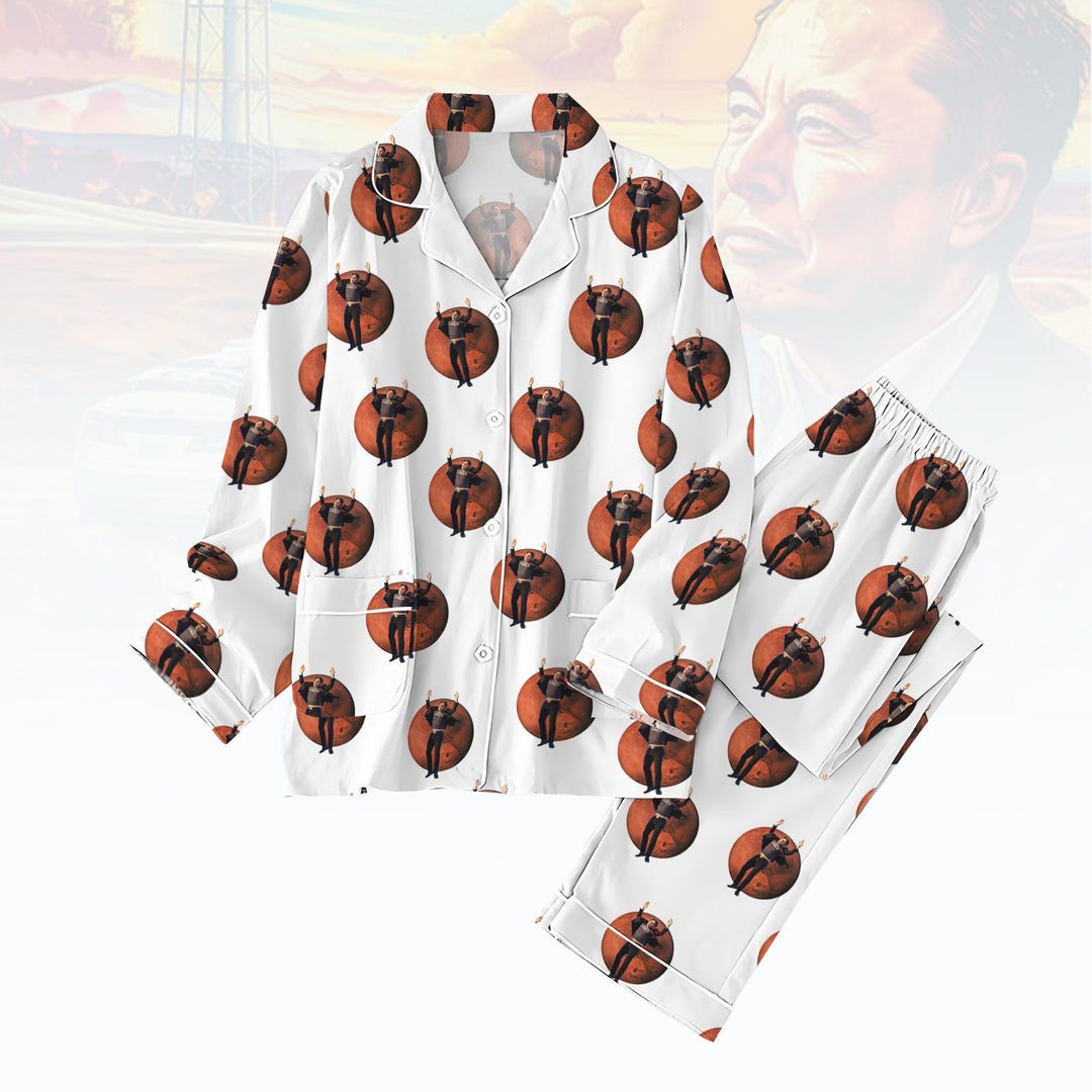 Elon Musk Matching Pajamas Set, Elon Musk Space Journey Shirt, Maga ...
