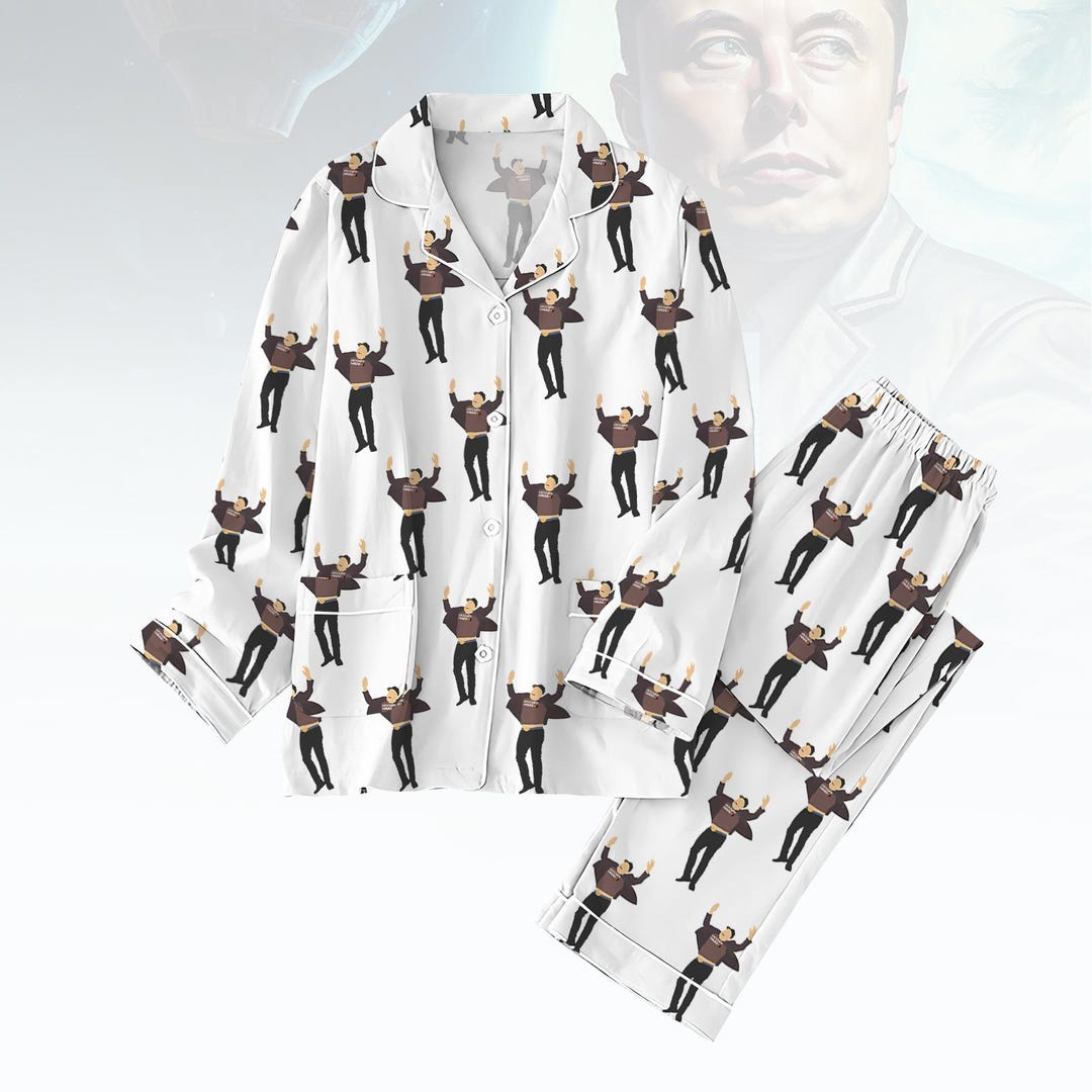 Elon Musk Pajamas Set, Elon Musk Space Journey Shirt, Maga 2024 Holiday ...