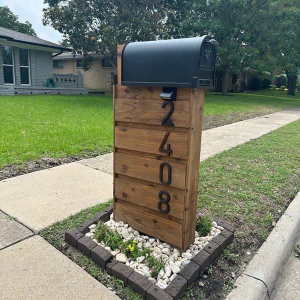 Cedar Mailbox - Etsy