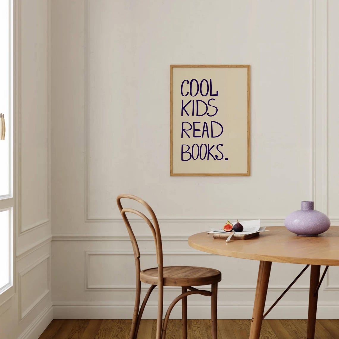 Cool Kids Read Books Printable Kids Reading Book Playroom Wall Decor ...
