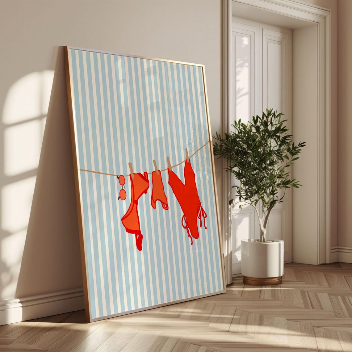 Bikini Endless Summer Print Coconut Girl Decor Coastal Cowgirl Decor ...