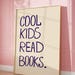 Cool Kids Read Books Printable Kids Reading Book Playroom Wall Decor ...