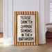 Funny Halloween Bathroom Sign Spooky Guest Bathroom Halloween Wall Art ...